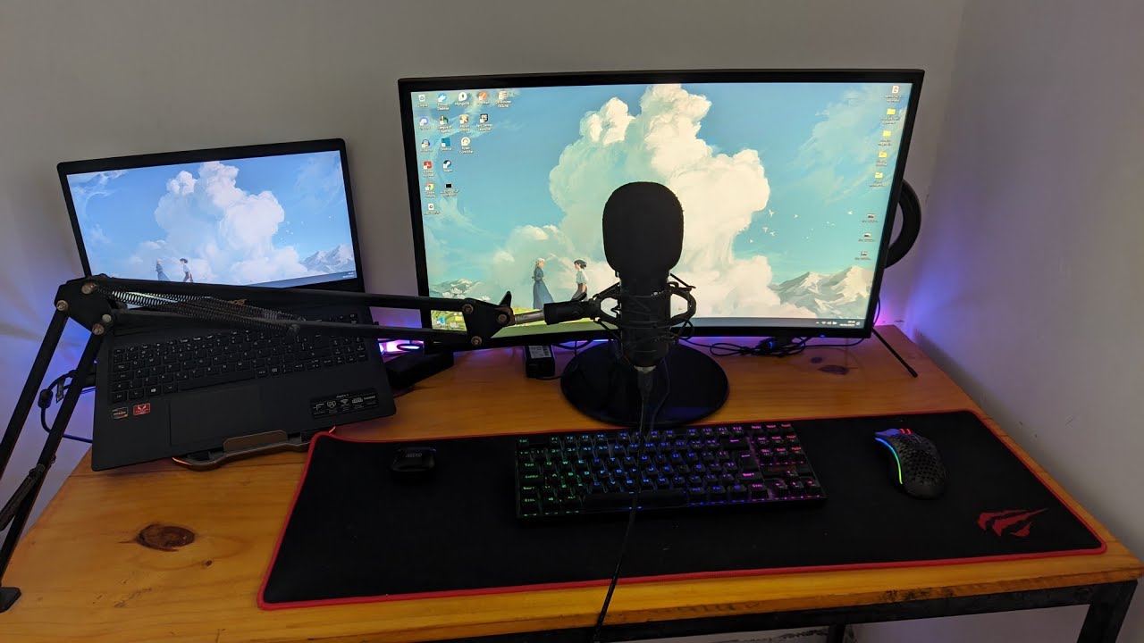 Mostrando meu SETUP GAMER humilde (Fevereiro 2023) - YouTube