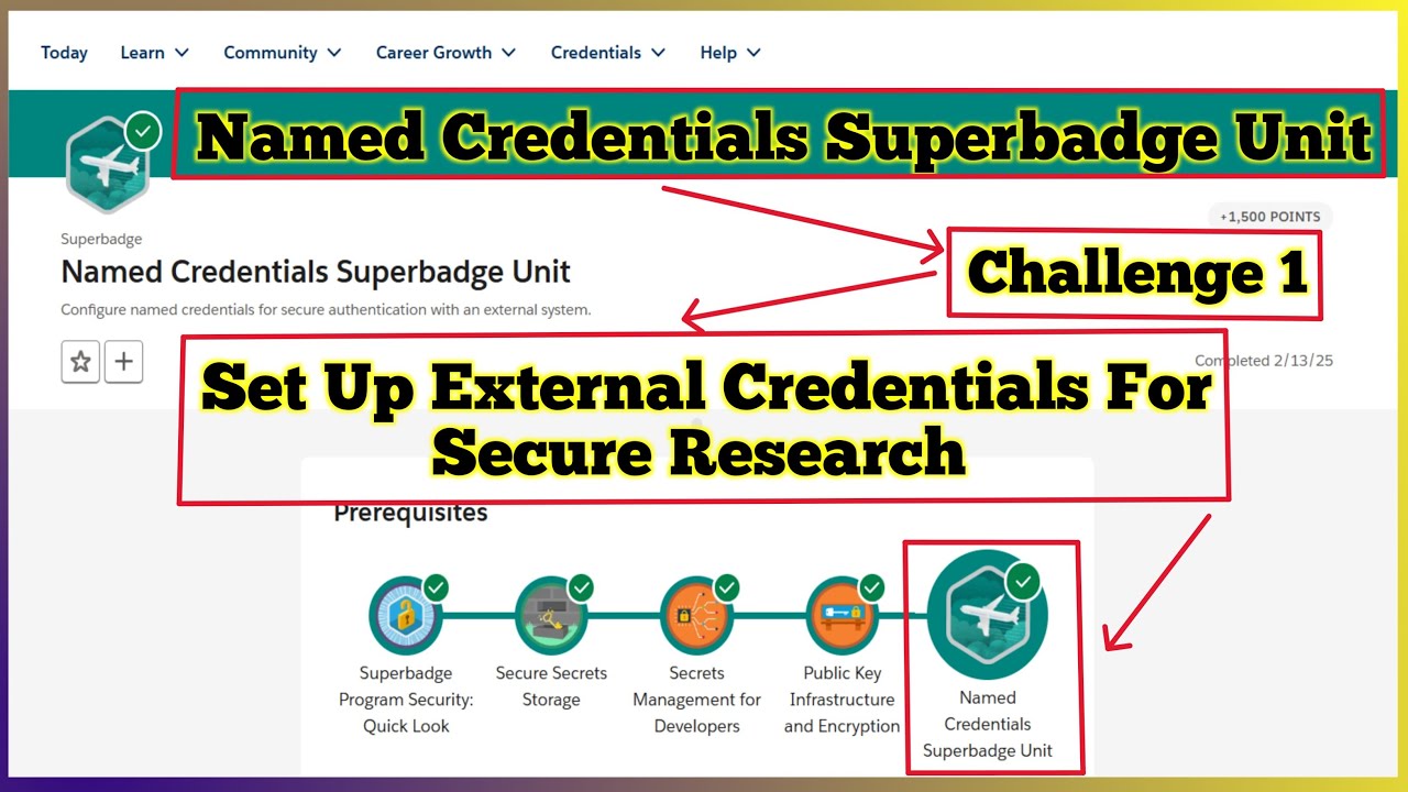 Set Up External Credentials for Secure Research | Named Credentials ...