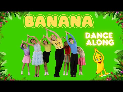 Banana Dance Along 🍌🎶 | Fun Kids Dance with Ms. Antonina & BDK Kids