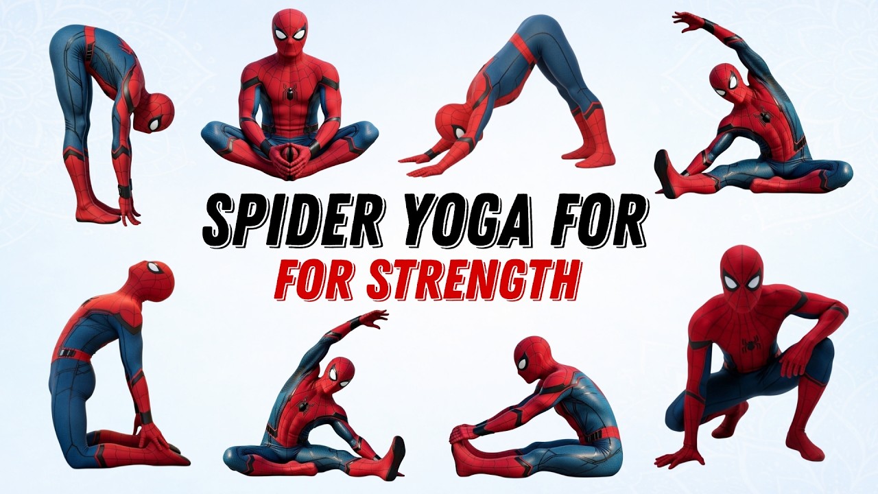 Spider Yoga for Strength | Fun Yoga Workout to Build Strong & Flexible ...