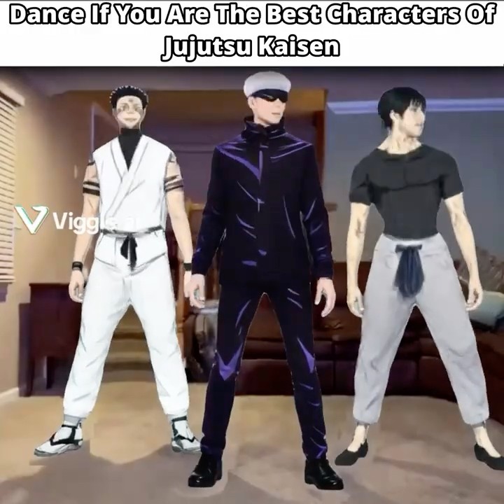 Dance If TREND With JJK Characters | #anime #viggleai #animeedit #edit ...
