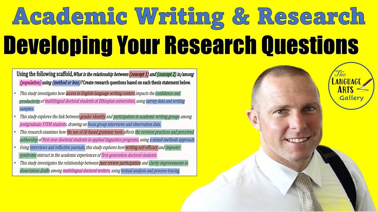 How to Write a Strong Research Question: From Topic to Academic Writing ...