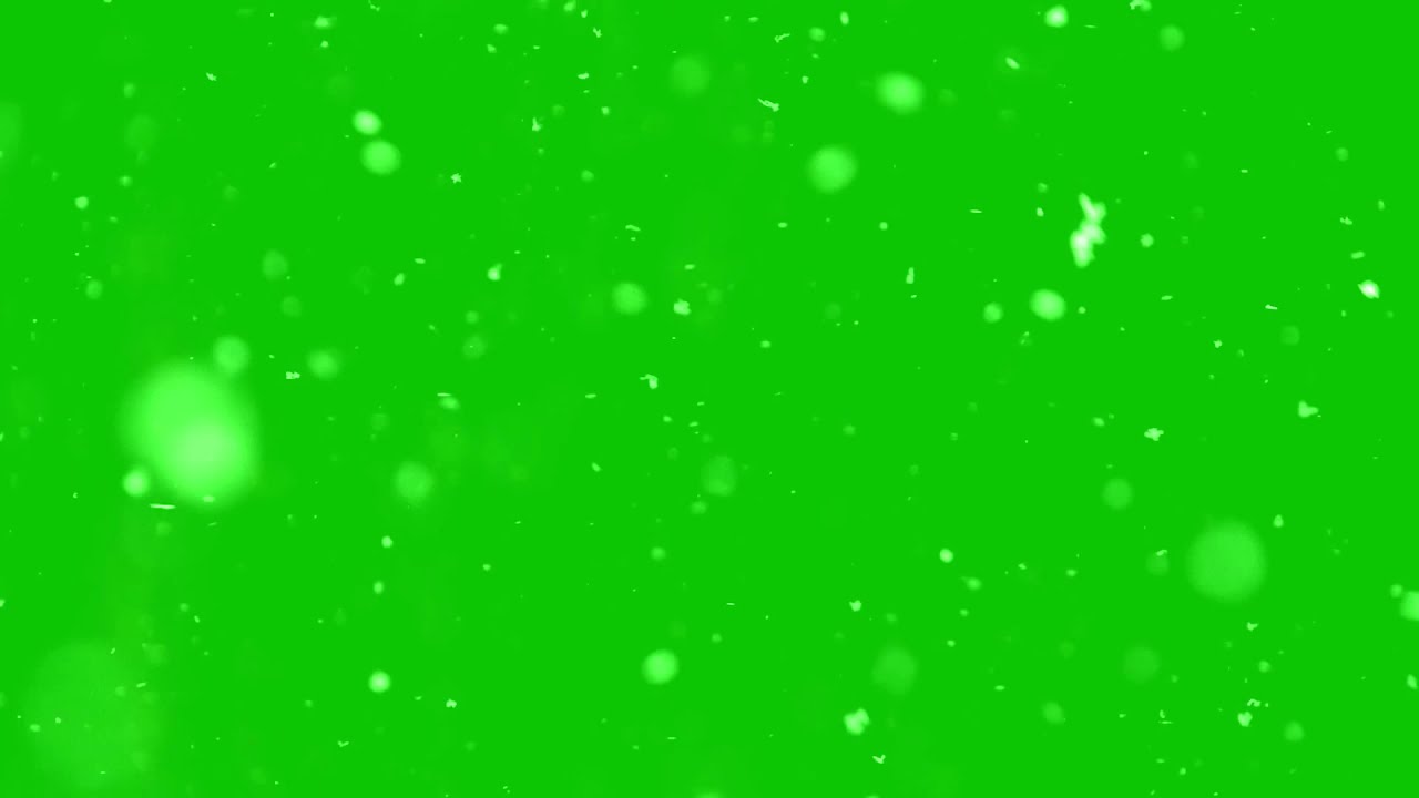 Green Screen free Slow motion Snow Particles Effects - YouTube