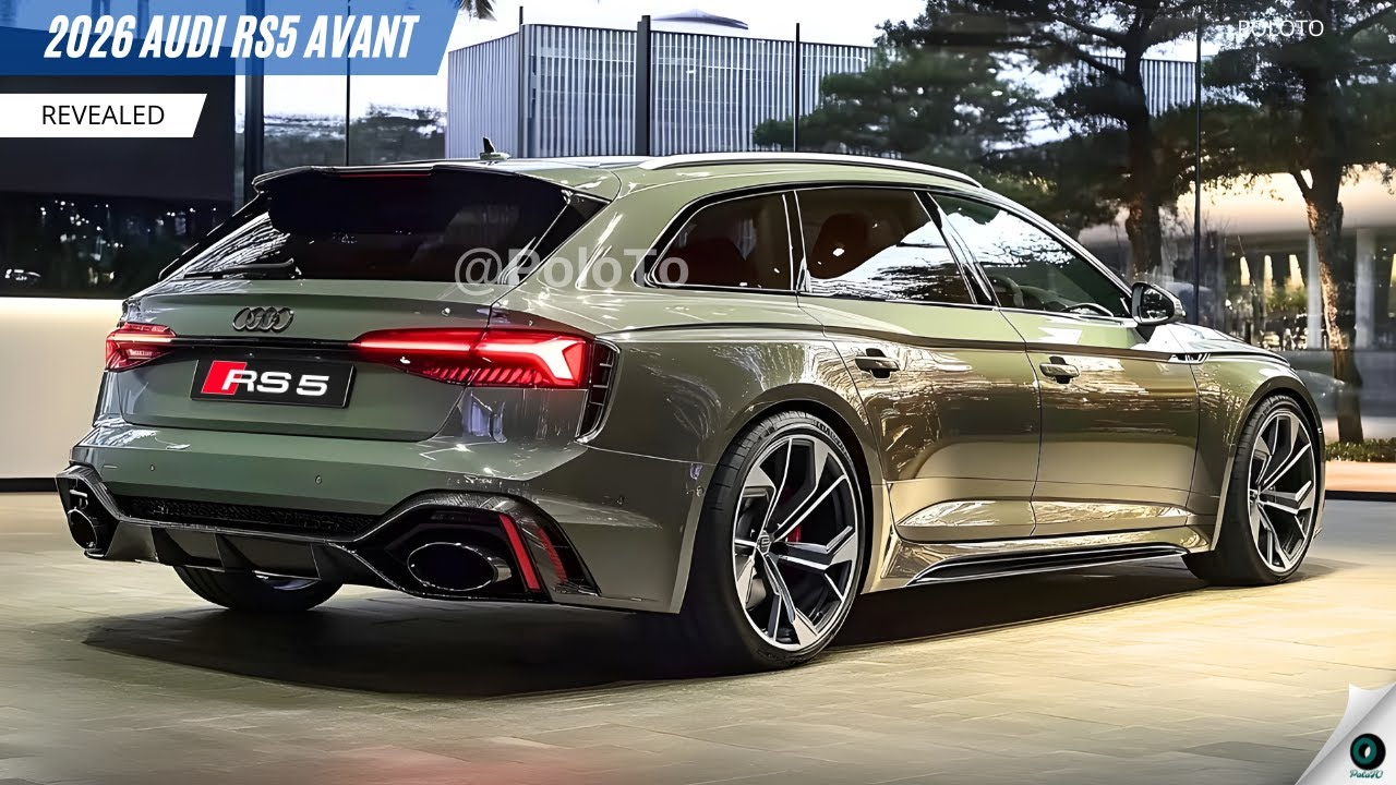 New 2026 Audi RS5 Avant Revealed - ideal for families and speed ...