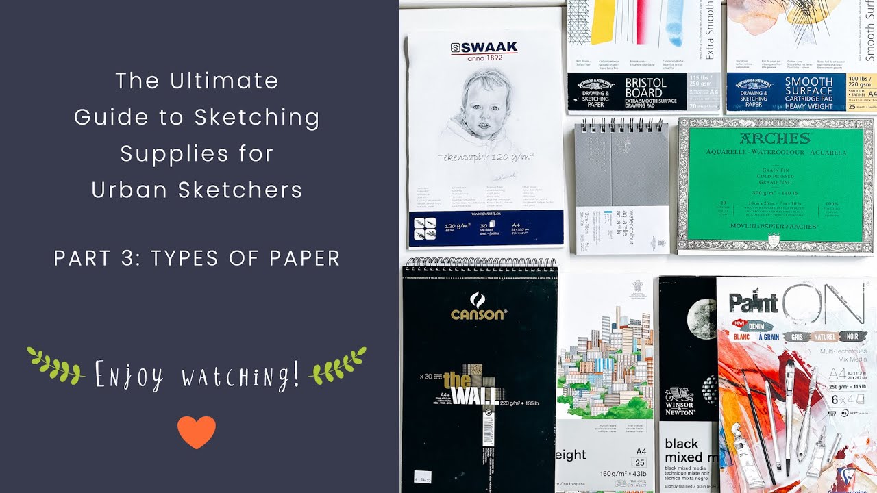 The Ultimate Guide to Sketching Supplies for beginning Urban Sketchers ...