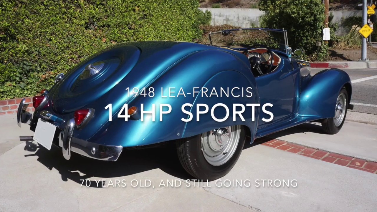1948 Lea-Francis 14 hp Sports - YouTube