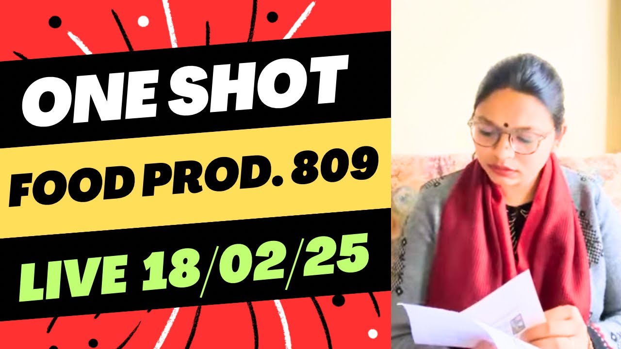 Class 12 Food Production 809 | One Shot Revision + Live Doubt Solving ...