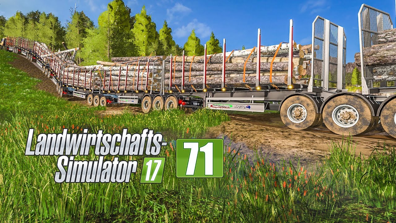 LS17 Forst #71 - Krise im XXL-Forstprojekt mit 9 Anhängern! I ...