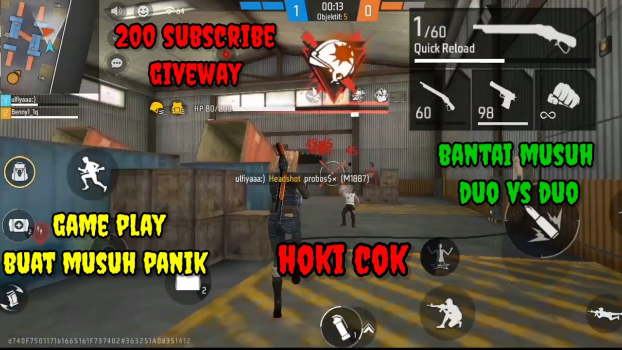Game play🎮 buat musuh panik di mode Lone wold duo vs duo - YouTube