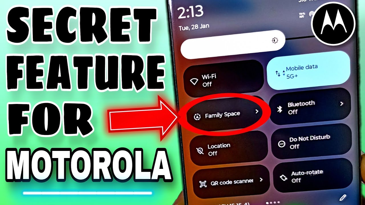 "SECRET FEATURE" in Motorola Phones | Family Space Motorola | Moto Edge ...