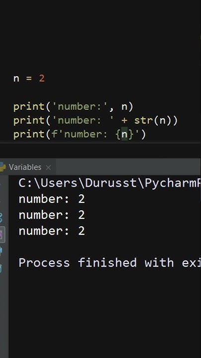 How to print text along with number in python #Shorts - YouTube