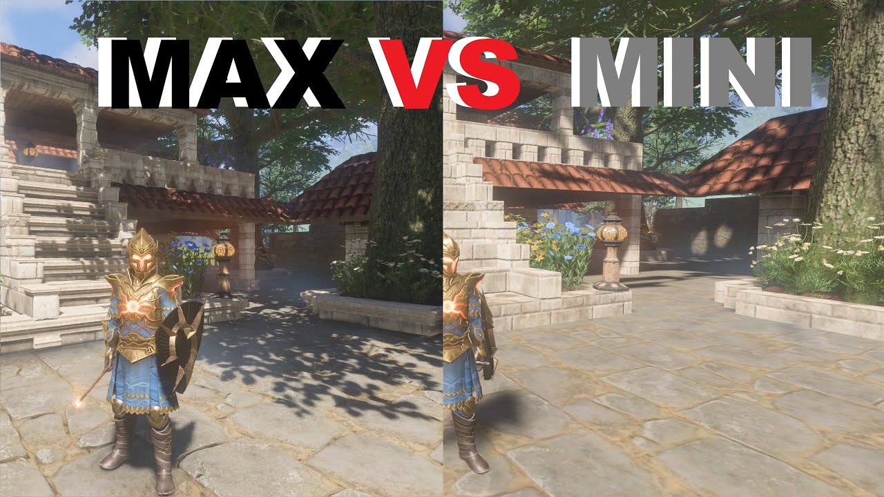 Enshrouded - Detale na MAX VS MINI. - YouTube