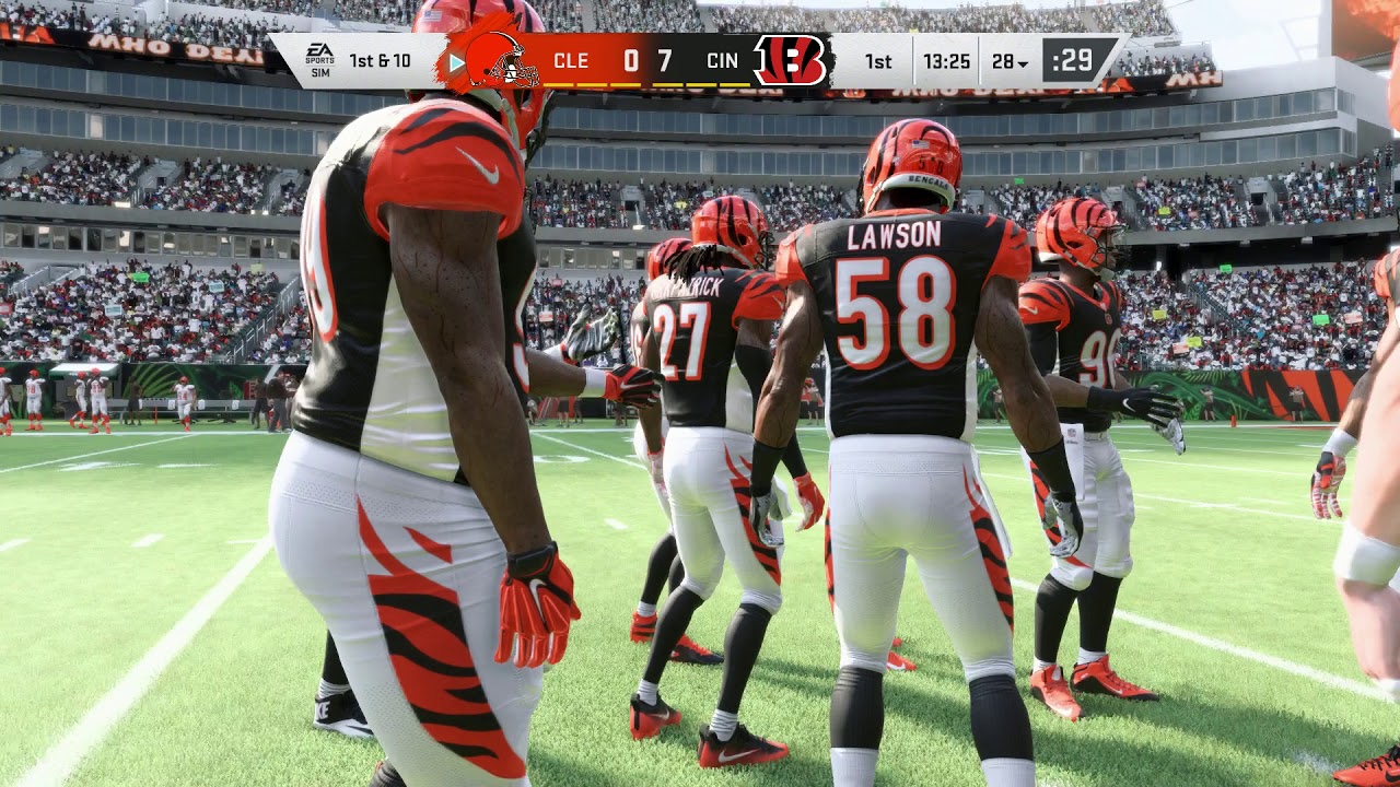 Madden NFL 20 (Battle of Ohio) - Cleveland Browns vs Cincinnati Bengals ...