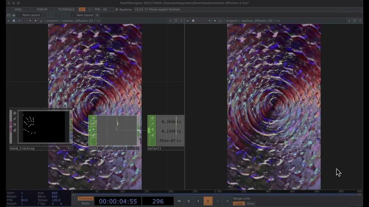 MediaPipe hand tracking visuals #touchdesigner - YouTube