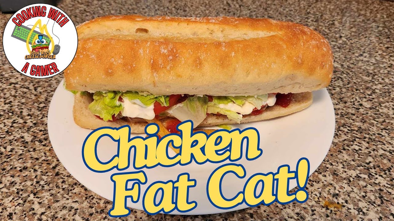 Cooking with a gamer - Chicken Fat Cat Sandwich - YouTube