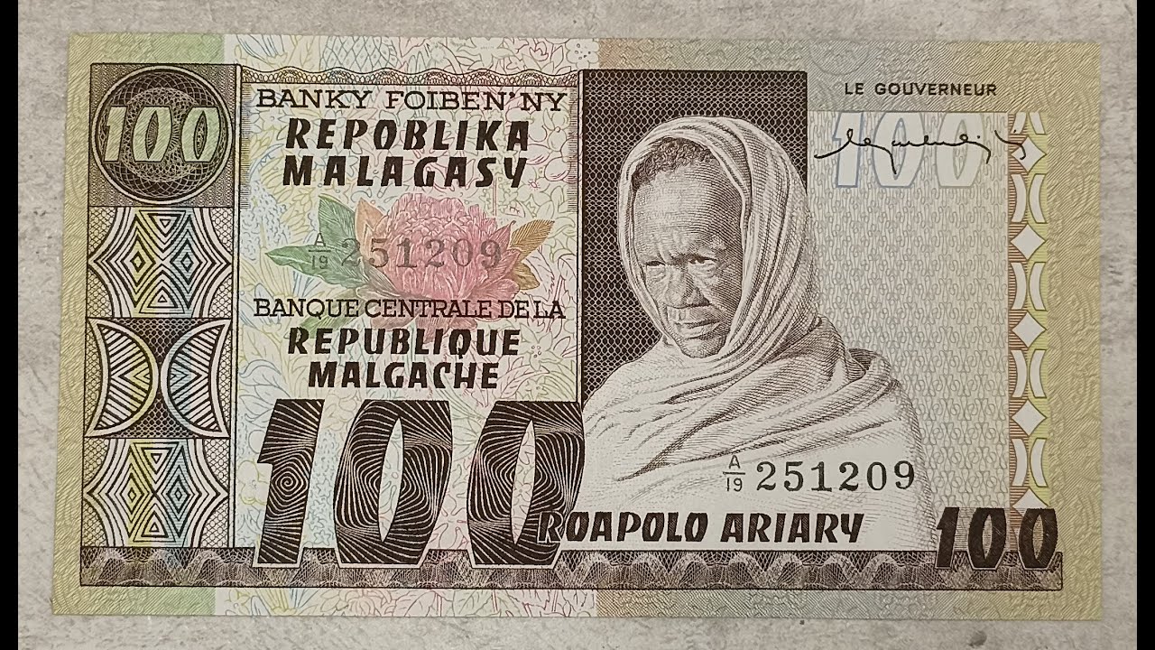 MALGACHE - MALAGASY - MADAGASKAR - 100 - ARIARY - 1974 - 1975 ...