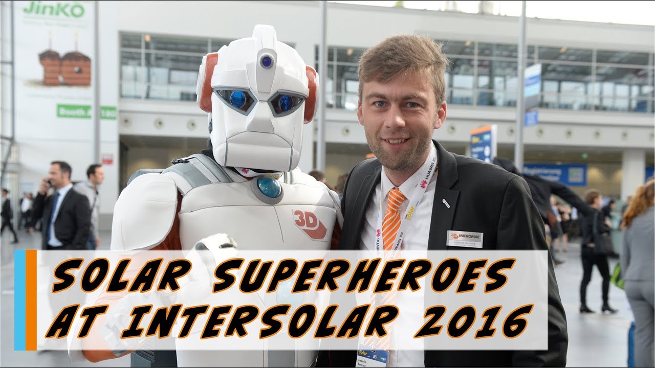 Solar Superheroes at Intersolar 2016 - YouTube