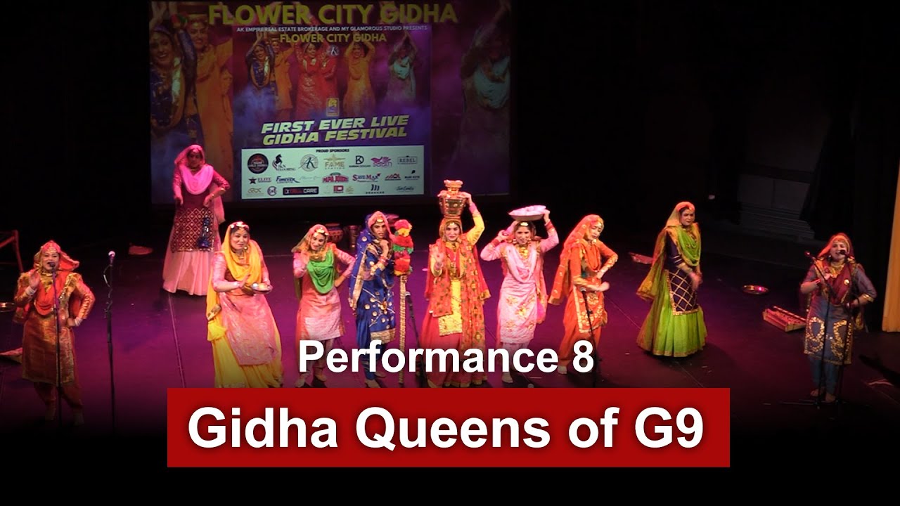 Gidha Queens of G9 | Performance 8 of Flower City Gidha Competition ...
