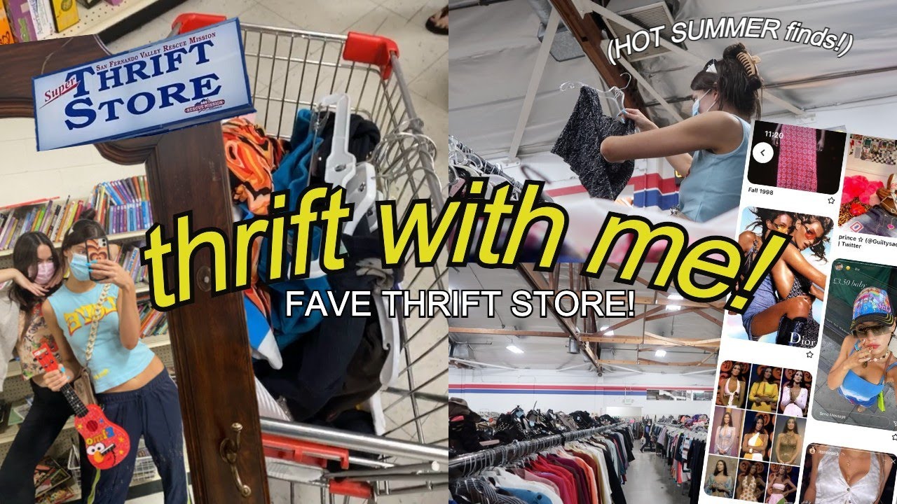 very REALISITC thrift with me + HUGE TRY ON HAUL! (my fave thrift store ...