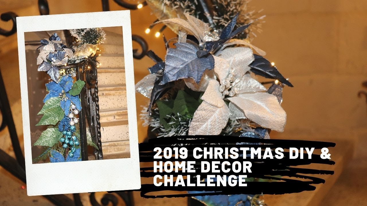 Decorating the Staircase: 2019 Christmas DIY & Home Decor Challenge ...
