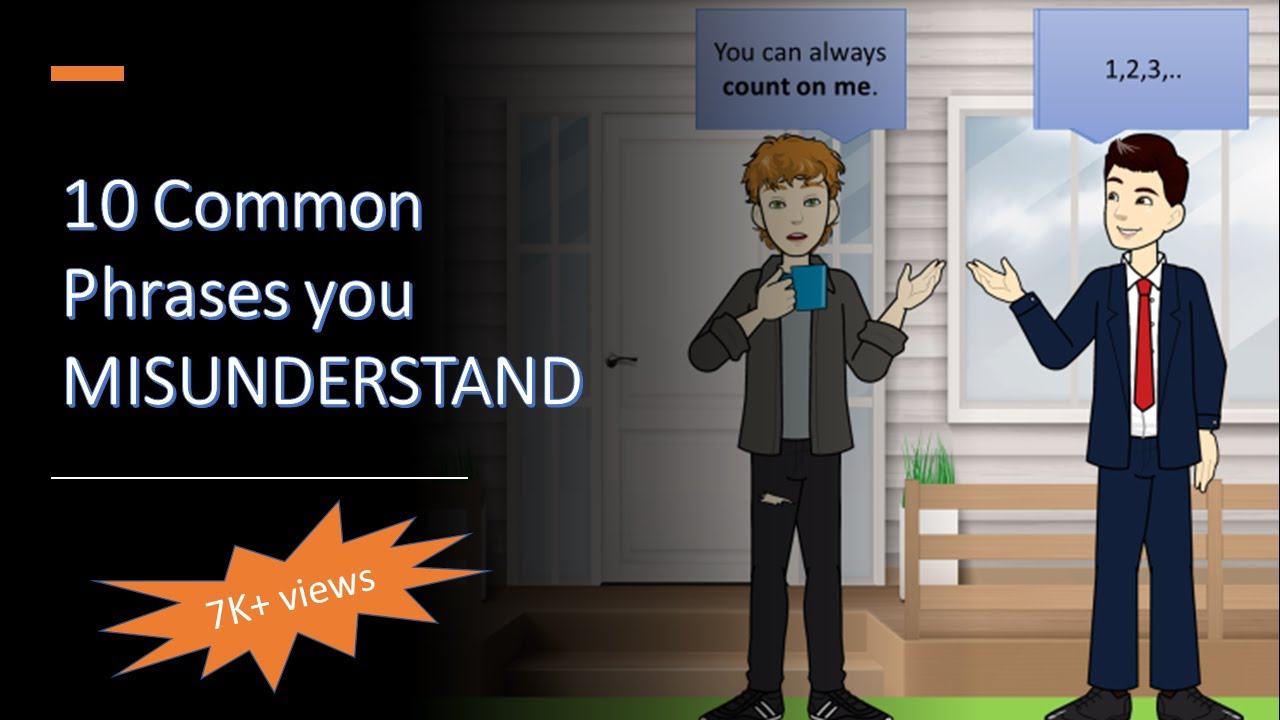 10 Common English Phrases You Misunderstand - YouTube