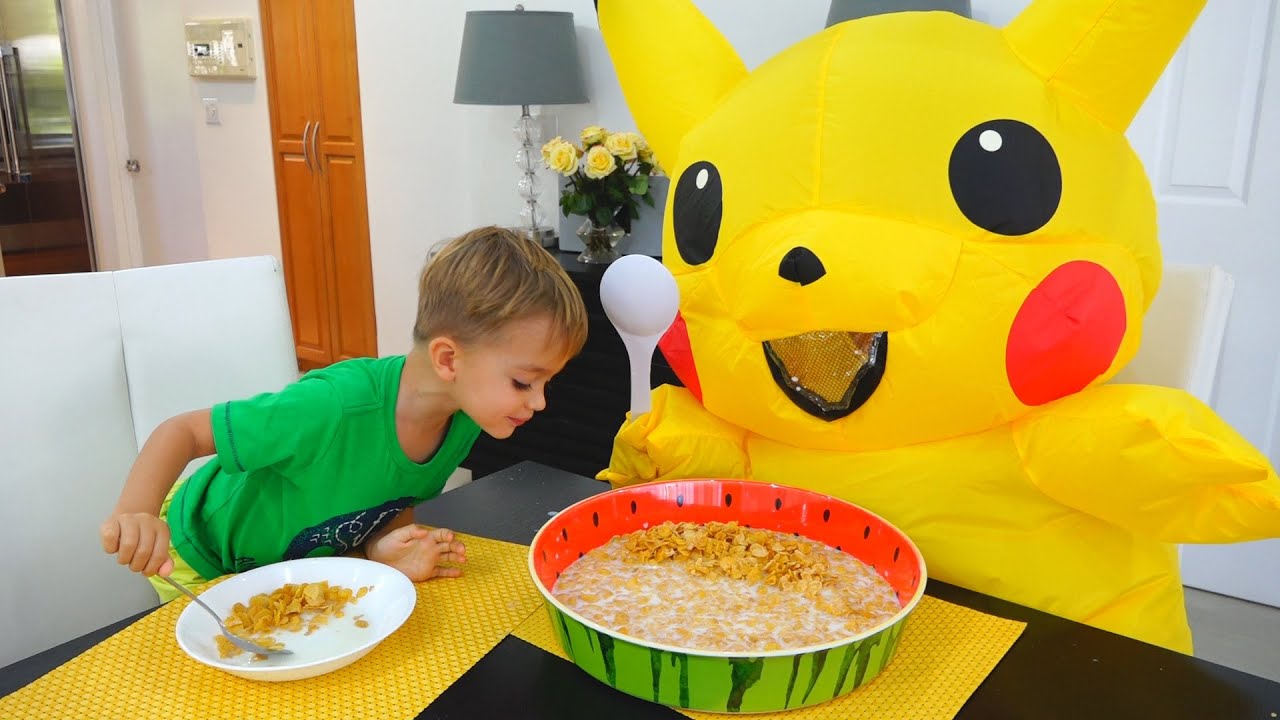 Vlad and Niki children morning routine story with Huge Toy - Funny ...