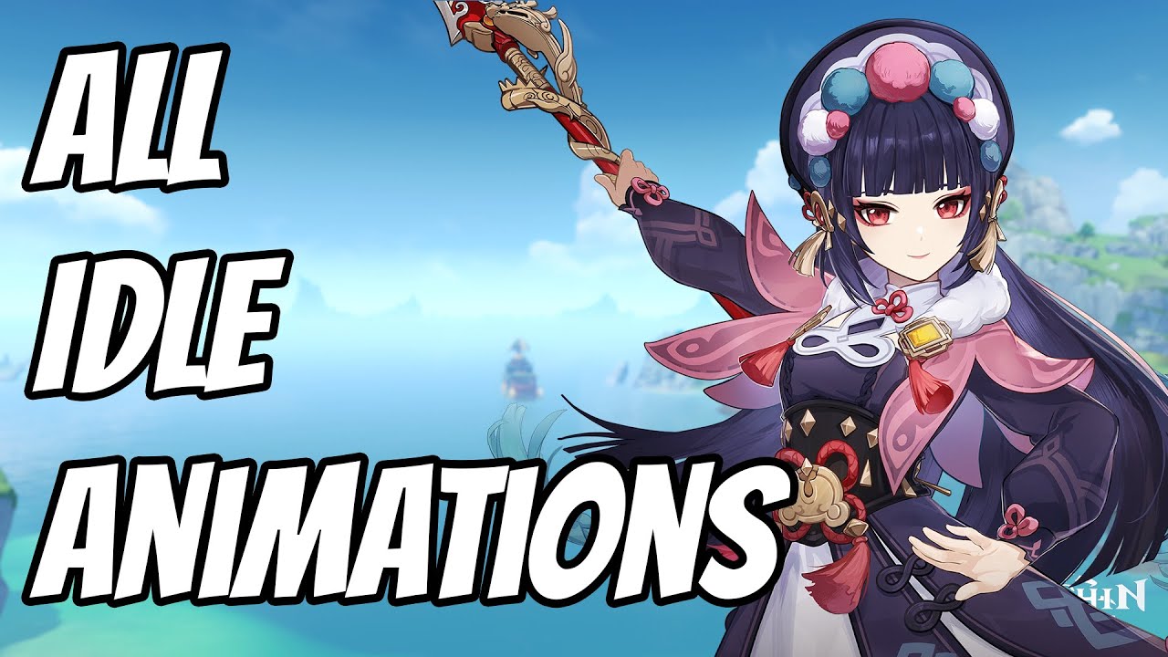 All Yun Jin Idle Animations | Genshin Impact - YouTube