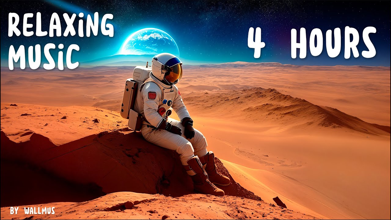 4 Hours Relaxing Music for sleep 💤 study 📚 meditation 🧘 work 🎧 Chill ...