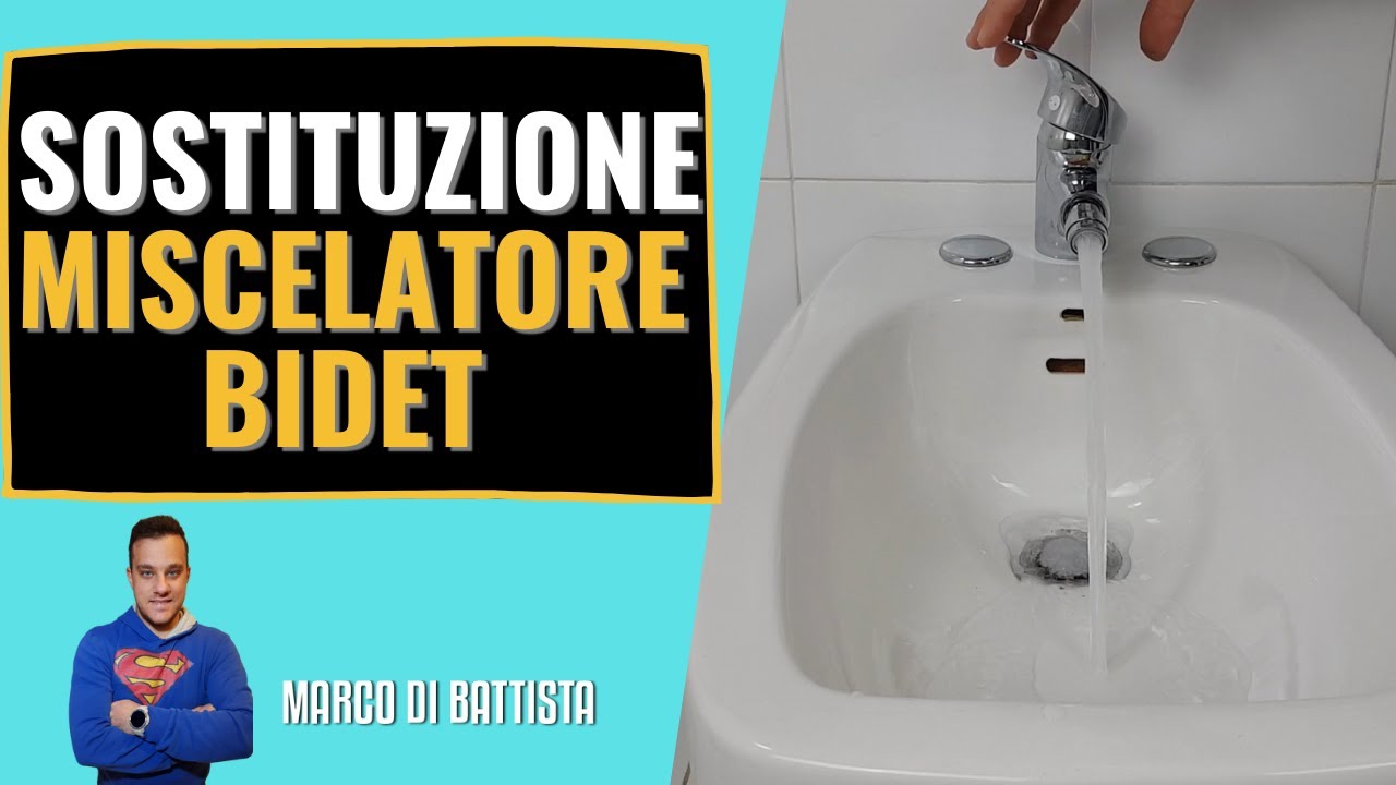 Come installare un miscelatore monocomando su un bidet - TUTORIAL - YouTube