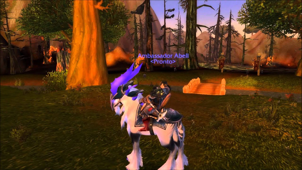 World of Warcraft Mount Review: White War Talbuk - YouTube