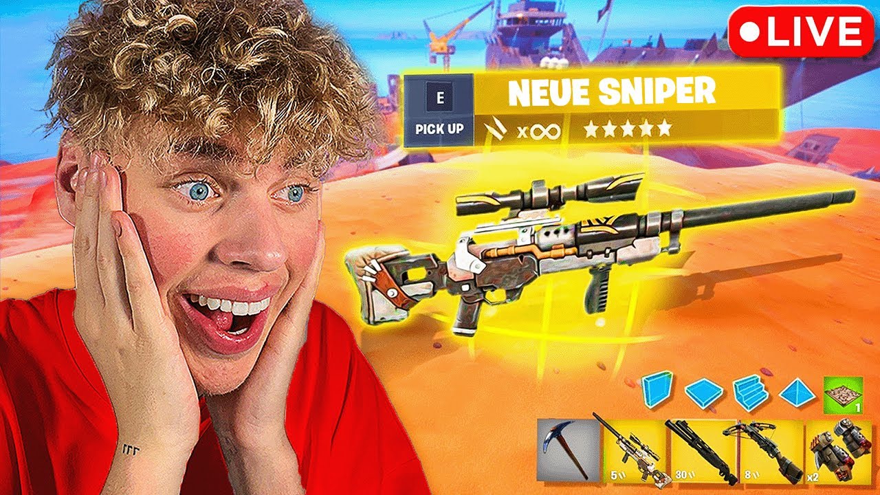 🔴Die *NEUE* SNIPER in FORTNITE! (bald) - YouTube