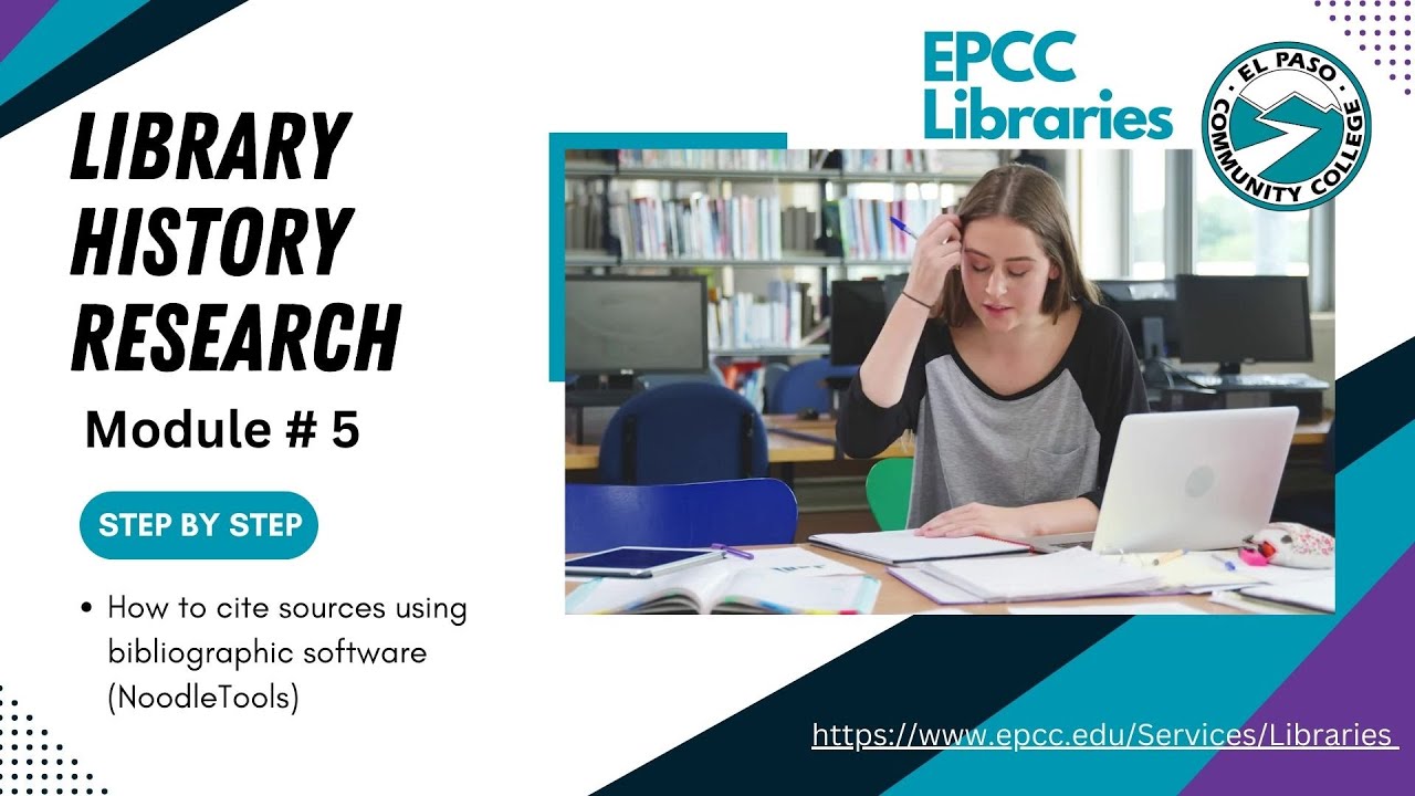 EPCC History Library Online Orientation Video - Module 5 - YouTube