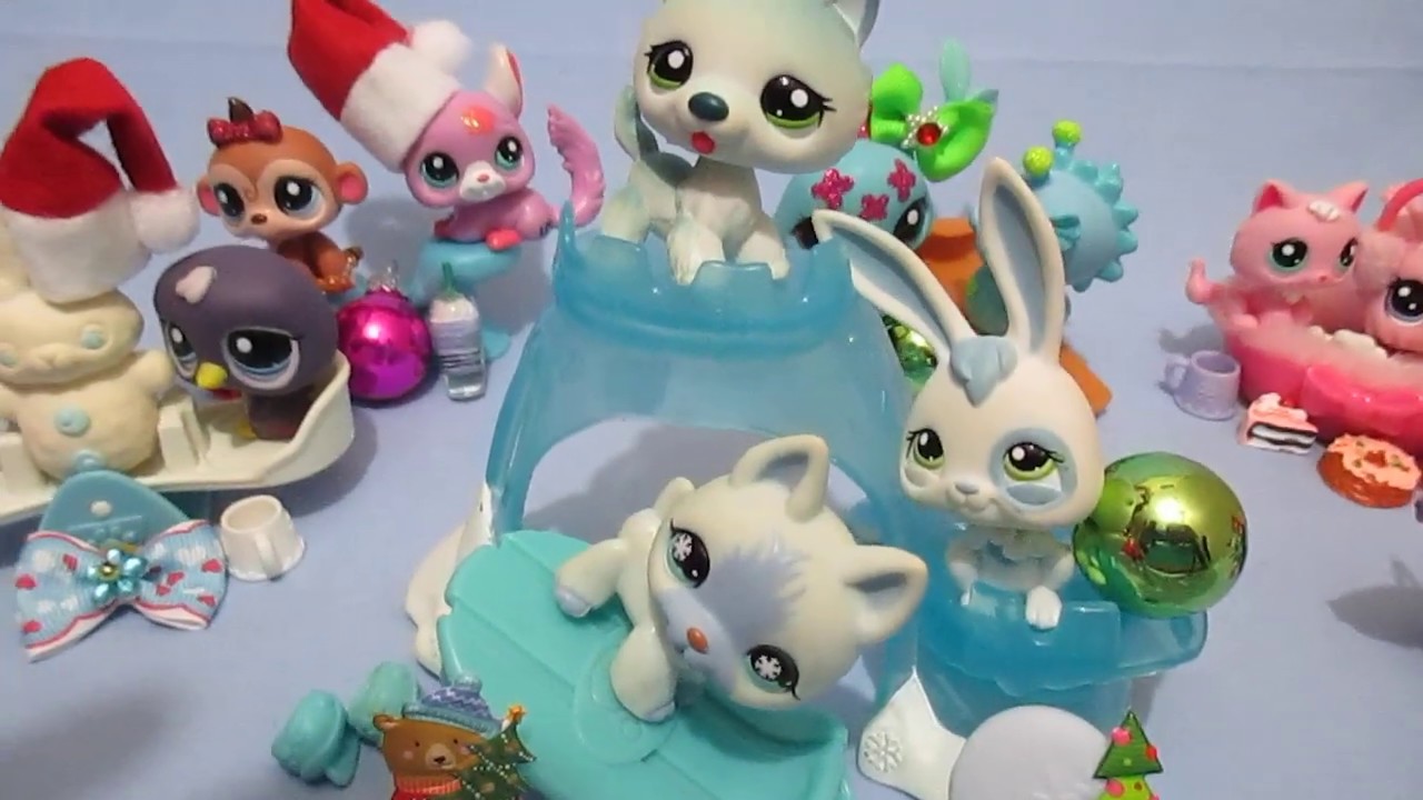 How To Make 7 Christmas LPS Sets in 10 minutes - YouTube