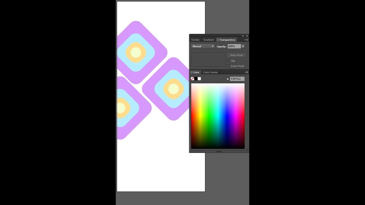 how to create colorful vector background in illustrator. - YouTube
