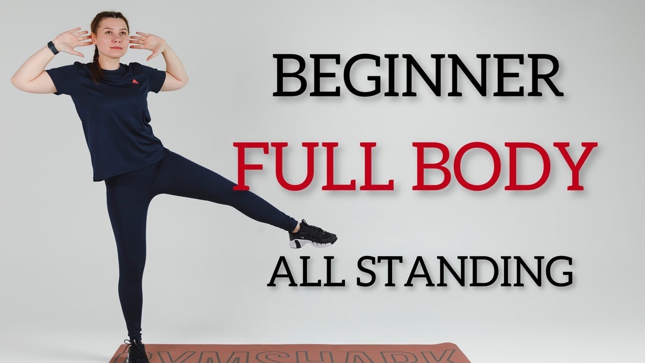 15 min STANDING Fat Burning Workout for TOTAL BEGINNERS /KNEE FRIENDLY ...