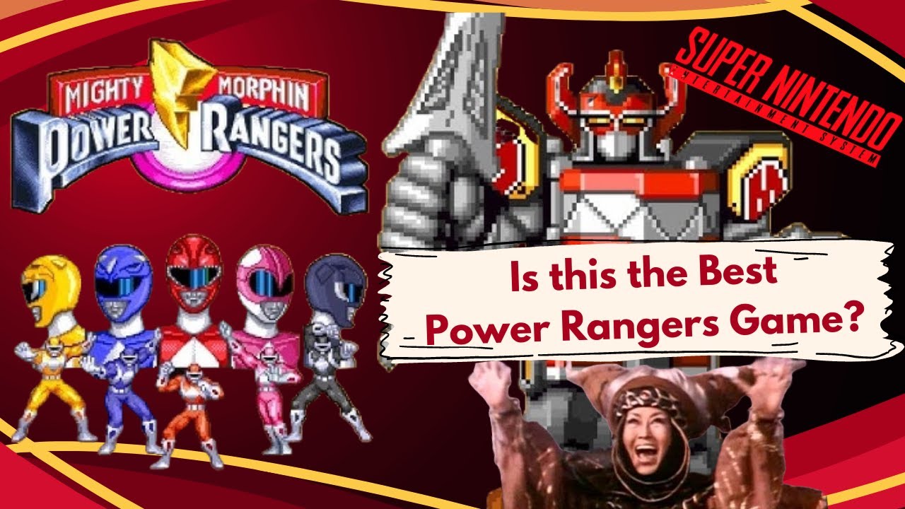 Let's Play Mighty Morphin Power Rangers on the SNES - YouTube