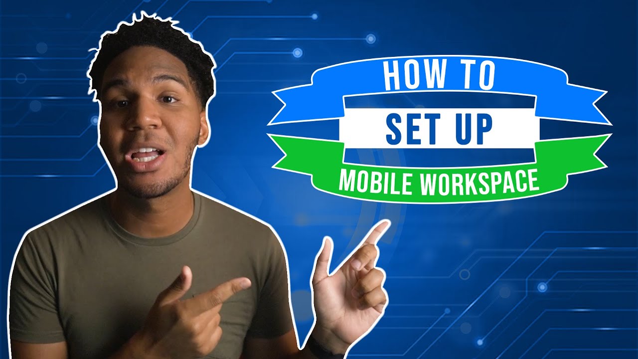 How to set up a Mobile Workspace while Traveling - YouTube
