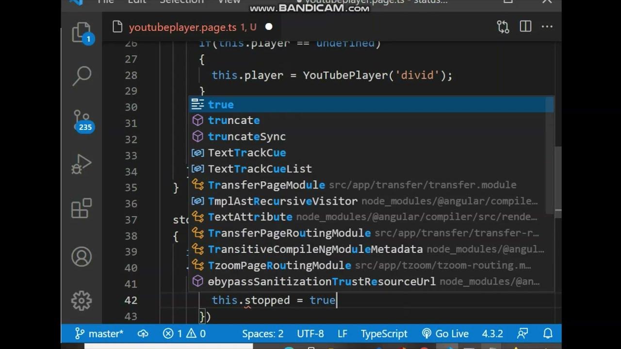 YouTube video player in ionic capacitor app - YouTube