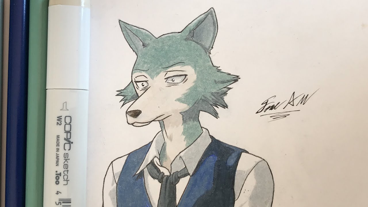 Drawing Legoshi - Beastars - YouTube