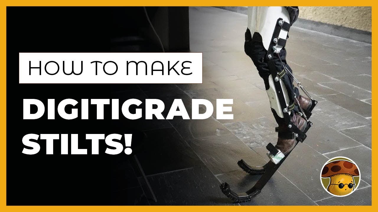From Scrap To Cosplay Werewolf Stilts - YouTube