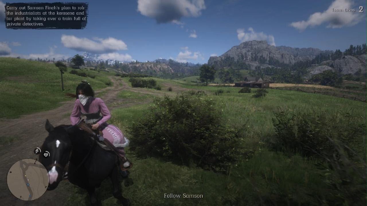 RDR2 Online Clip Lasso Friend - YouTube