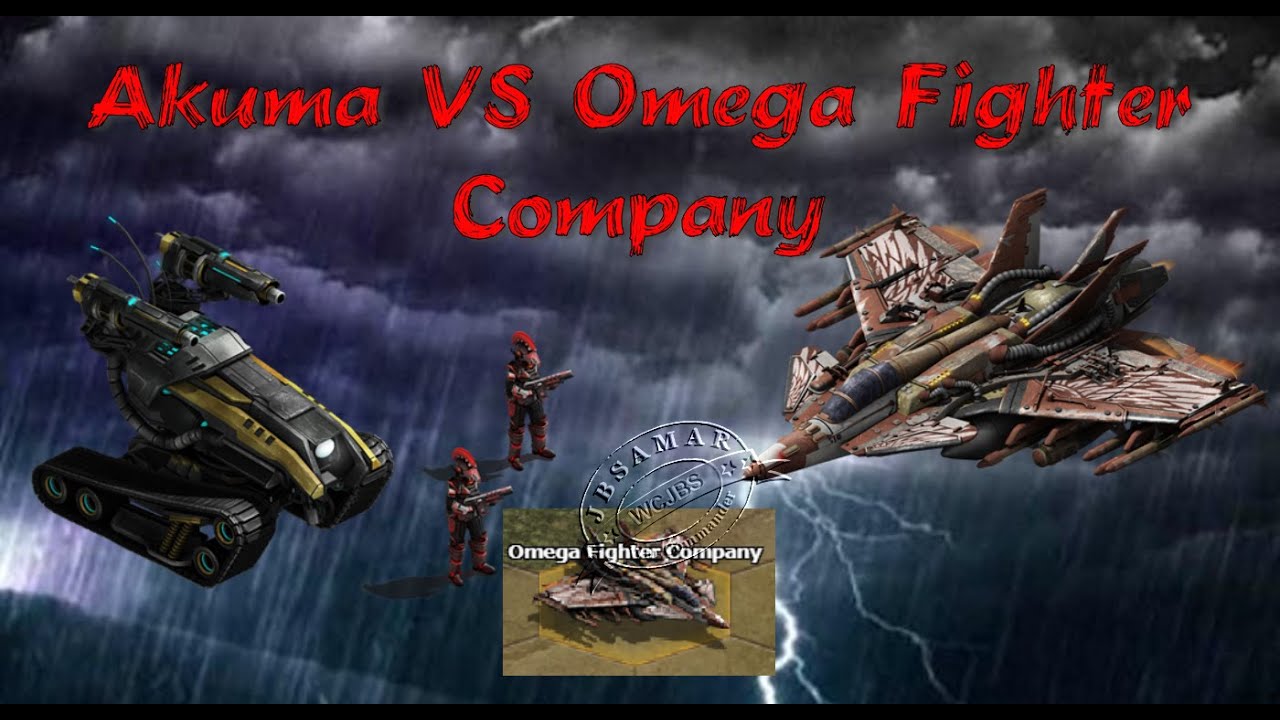 War Commander : Akuma Vs Omega Fighter Company - YouTube
