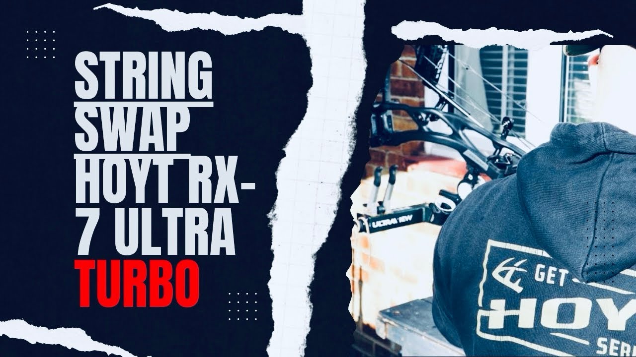 Change your own bow strings Part 1 - Hoyt RX-7 Ultra Turbo - YouTube