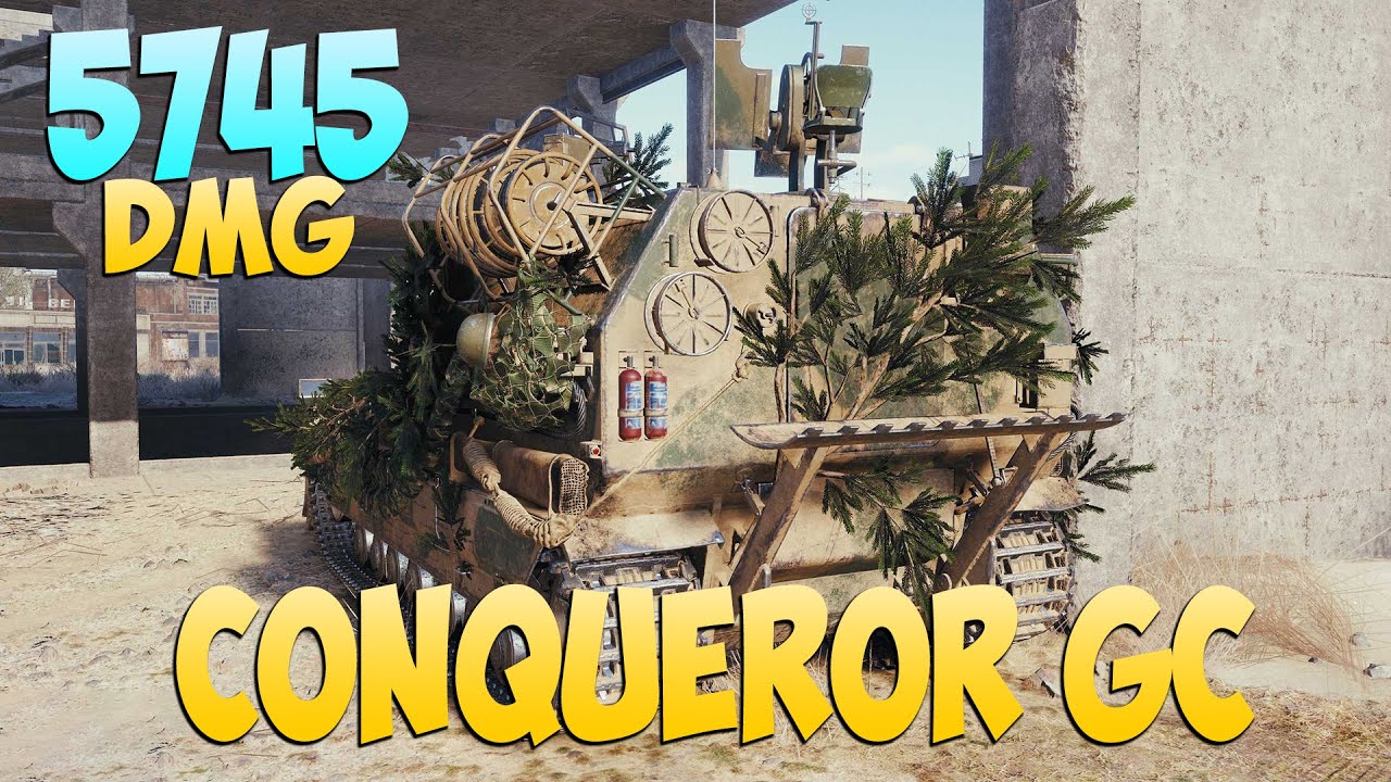 Conqueror GC - 2 Frags 5.7K Damage - Blind shots! - World Of Tanks ...