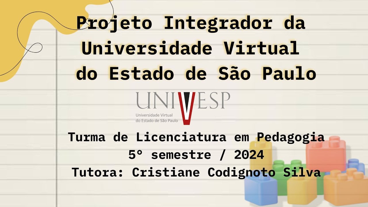 Projeto Integrador UNIVESP - YouTube