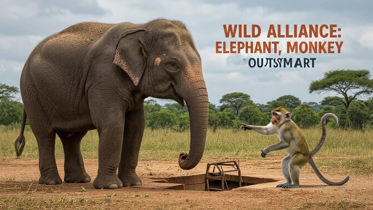 The Elephant and the Clever Monkey. - YouTube