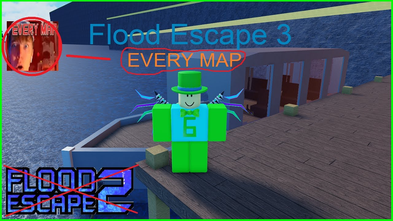 Flood Escape 3 | All Maps Solo - YouTube