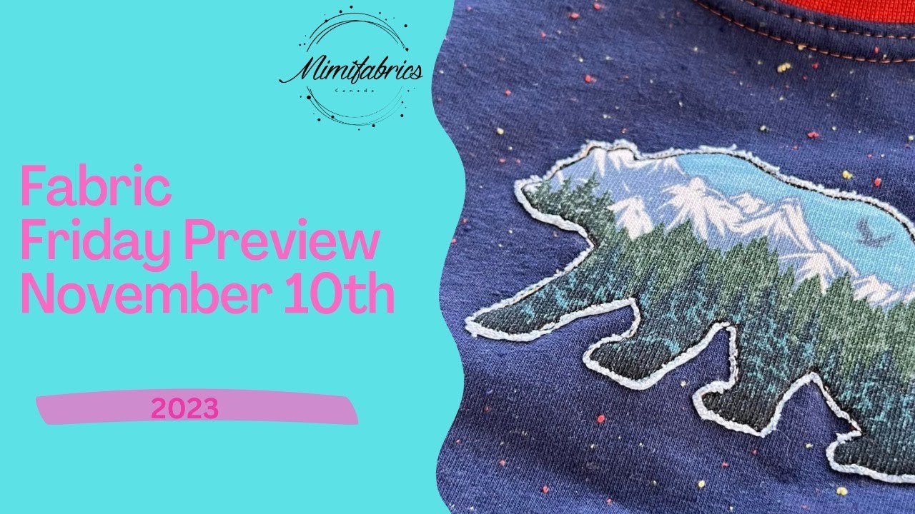 Fabric Friday Preview November 10th with Mimifabrics - YouTube
