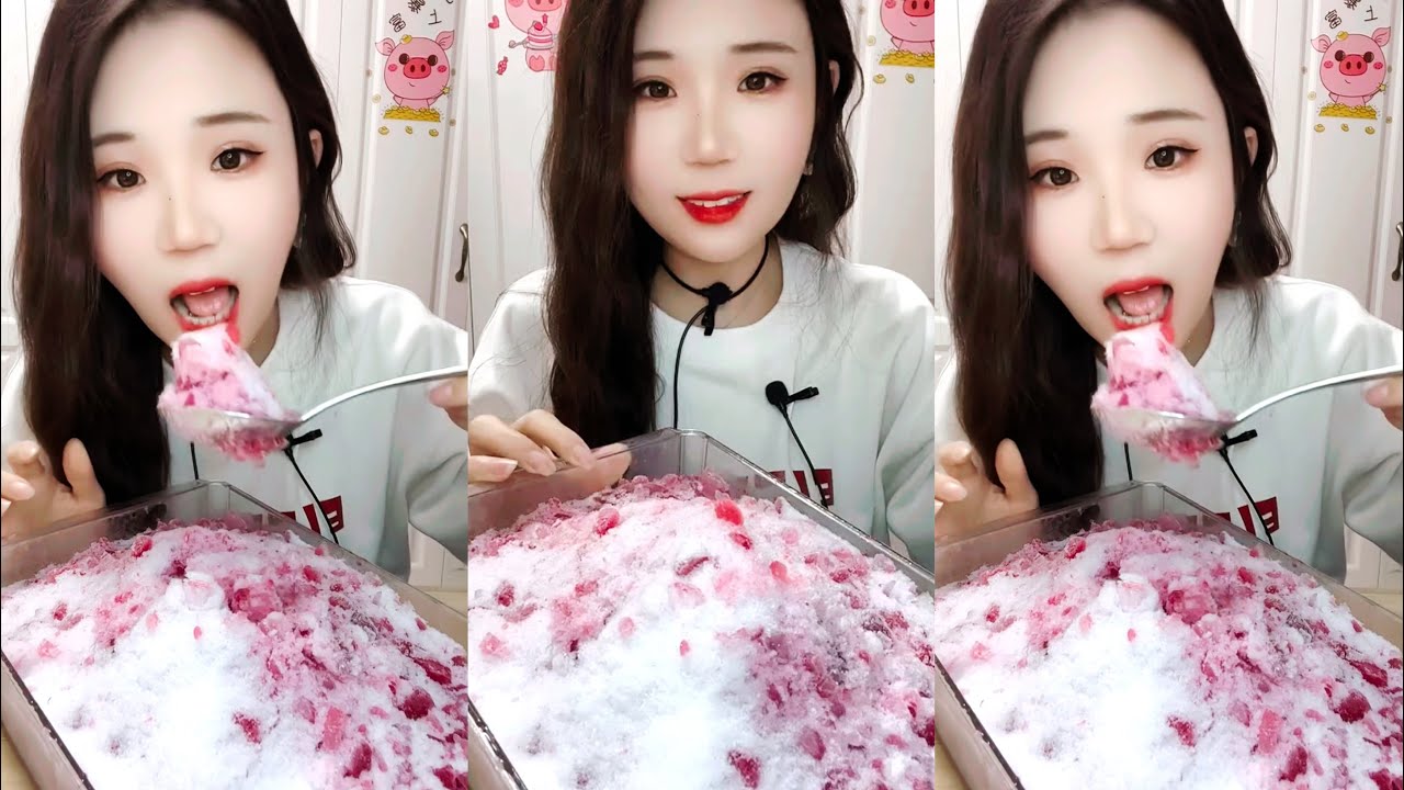 ASMR YY SHAVED ICE EATING | RELAXING - YouTube