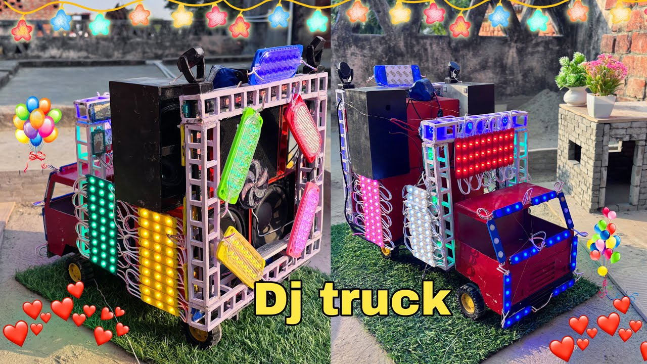 Mini Dj Truck Loading At-New Home big dj set up Mini Dj kese banaye Dj ...